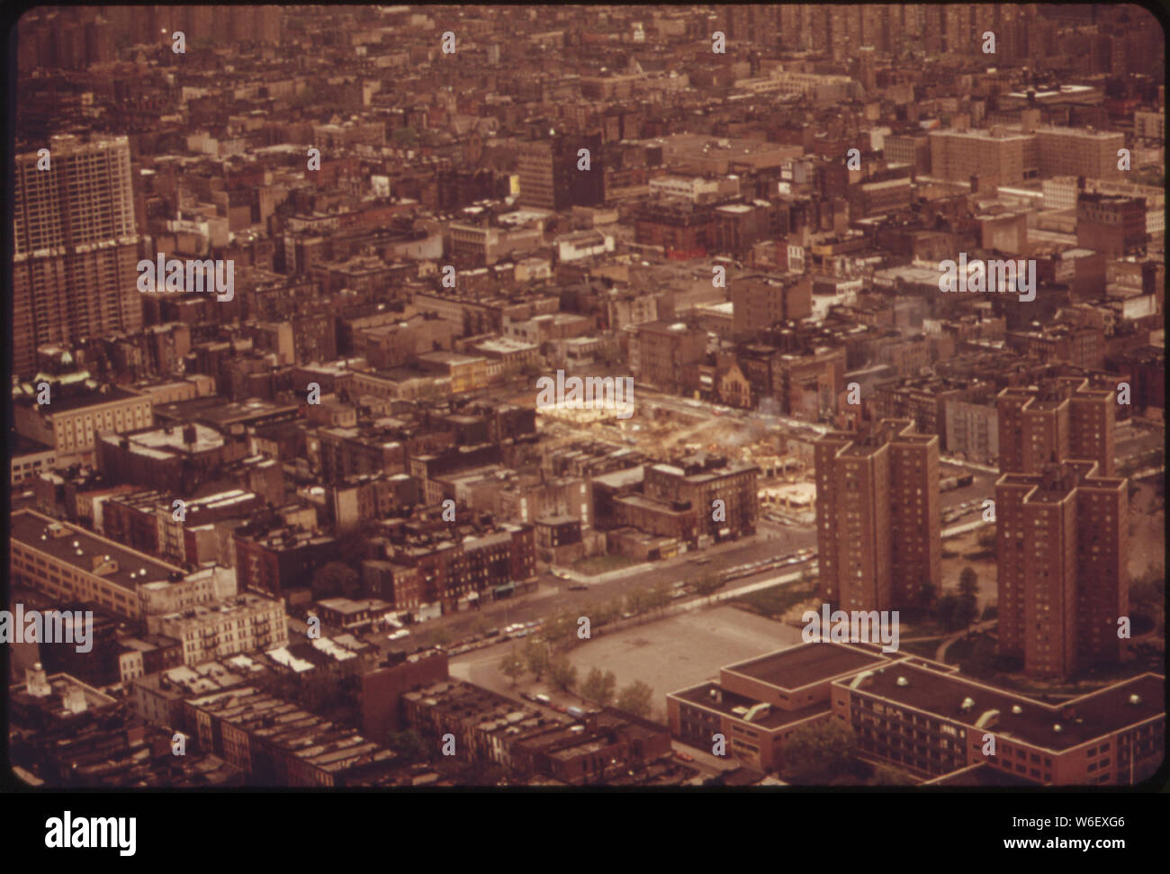 AERIAL VIEW OF LOWER BRONX Stock Photo - Alamy