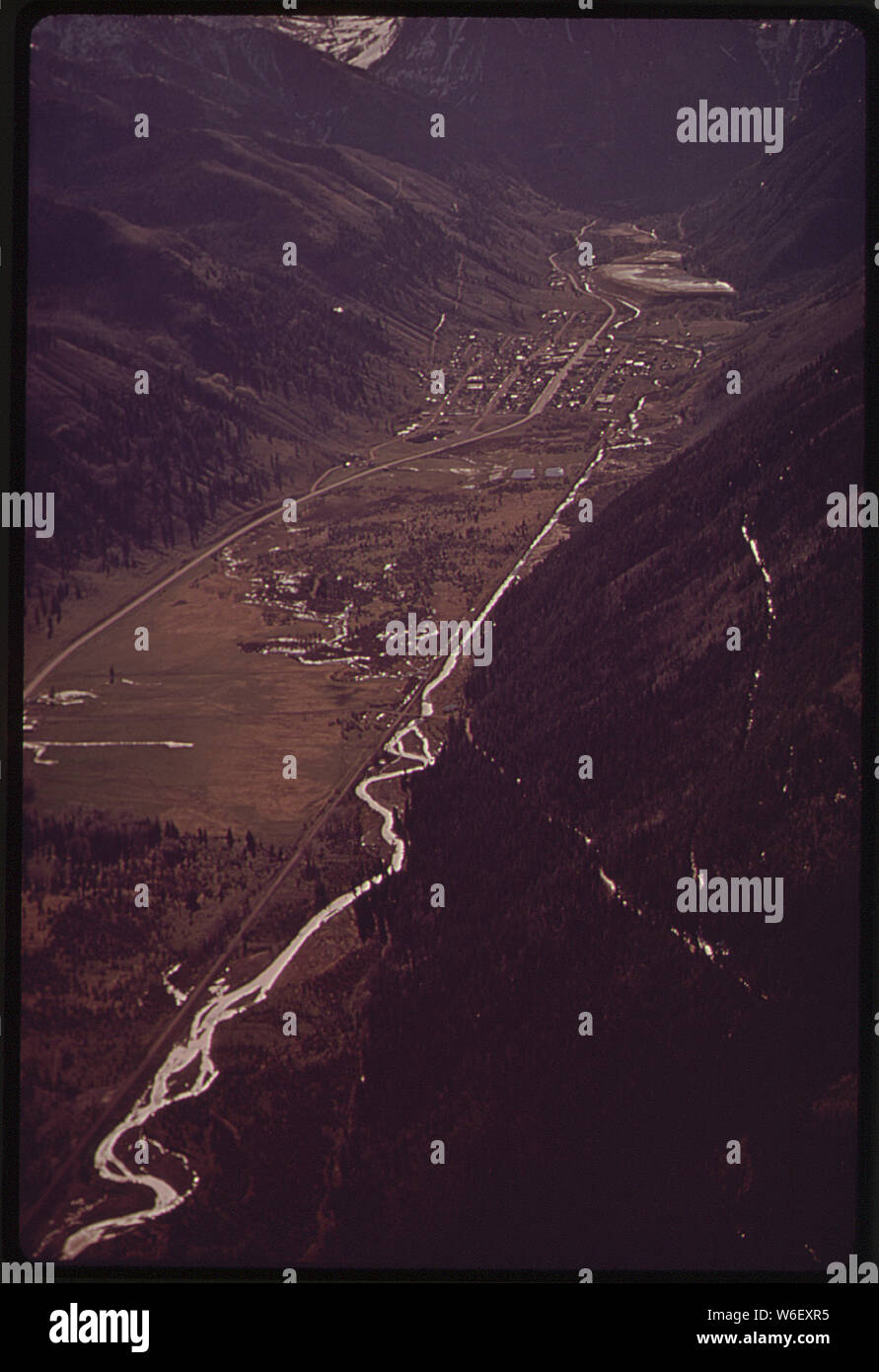 Aerial view of telluride hi-res stock photography and images - Alamy