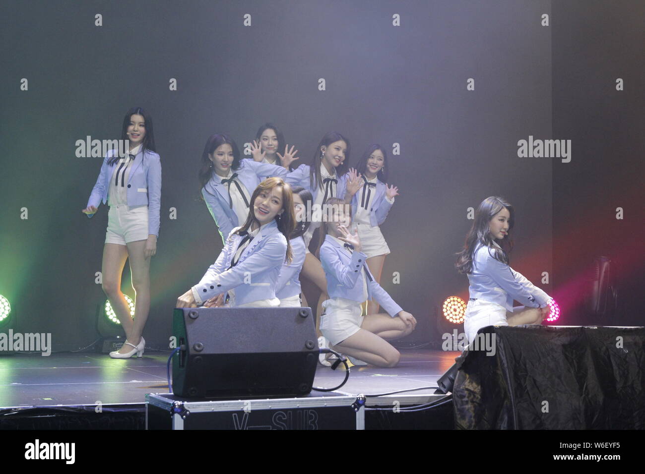 Members of South Korean girl group Gugudan, also stylized as gu9udan ...