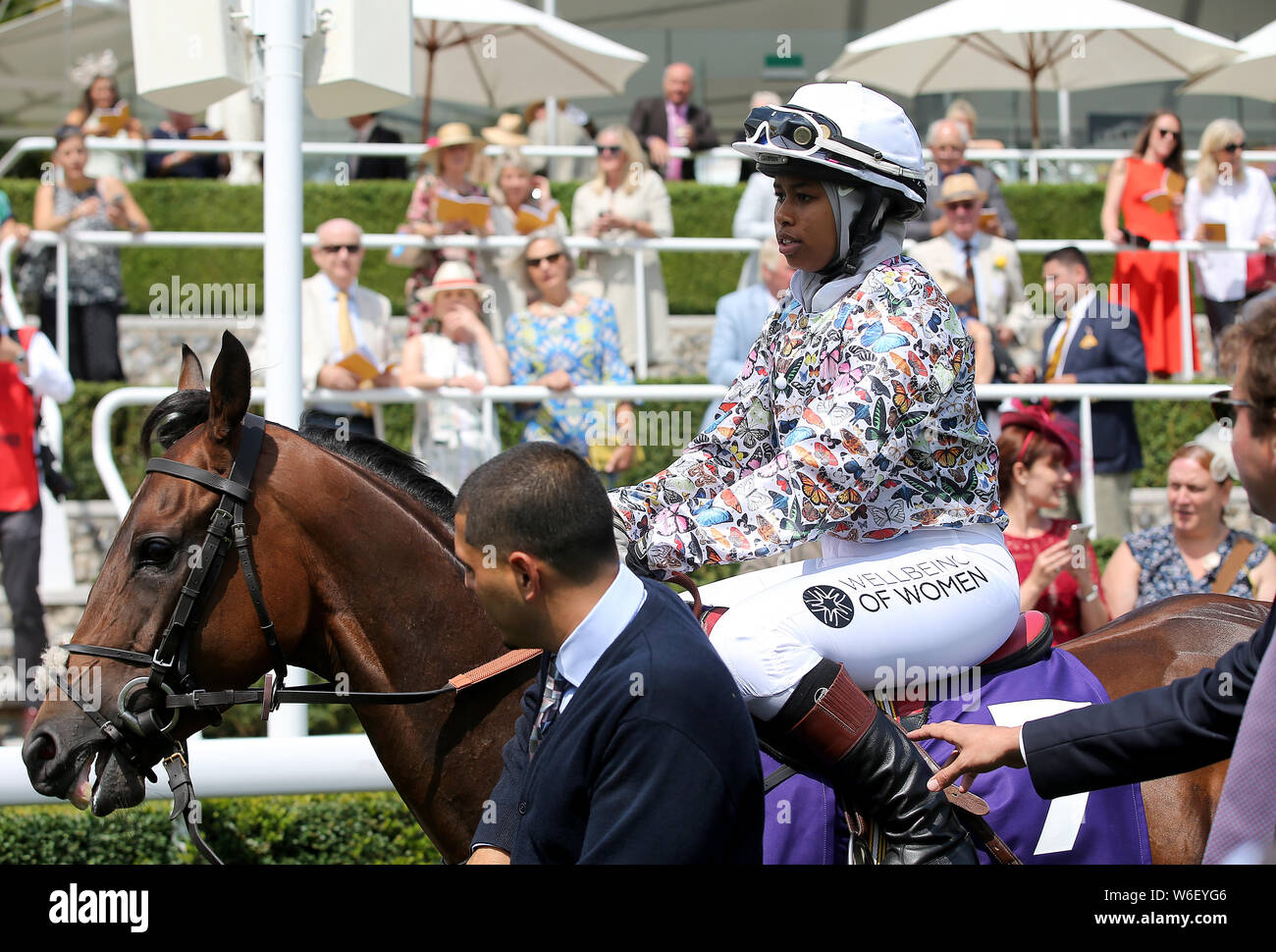 Khadijah Mellah before competing in the Magnolia Cup during day three ...