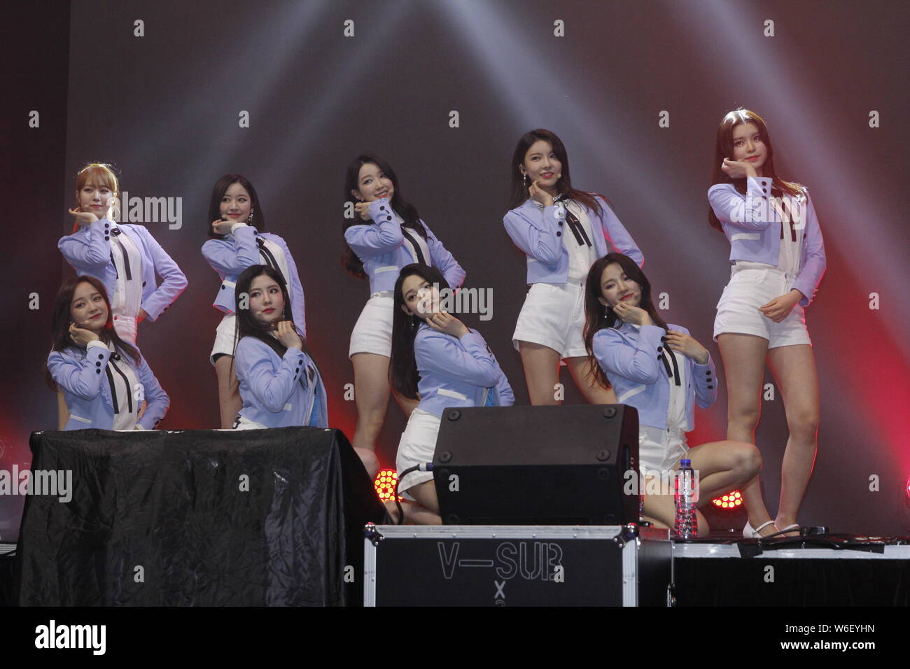 Members of South Korean girl group Gugudan, also stylized as gu9udan ...