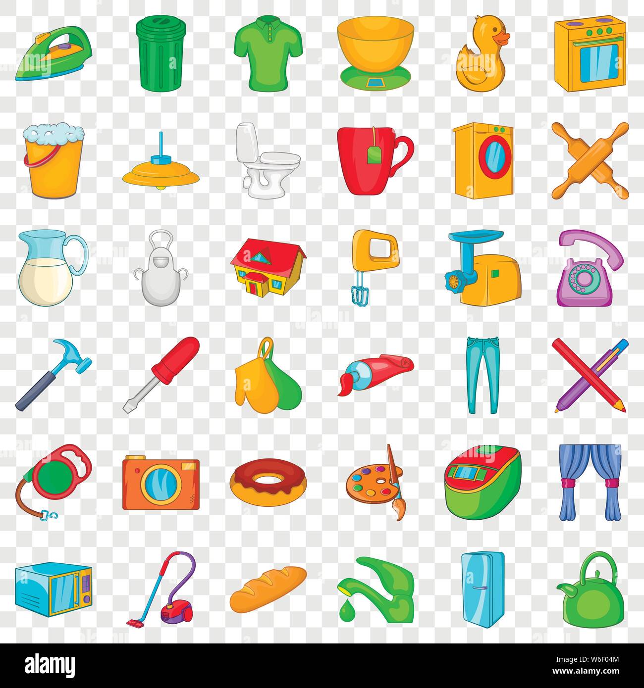 Hammer icons set, cartoon style Stock Vector Image & Art - Alamy