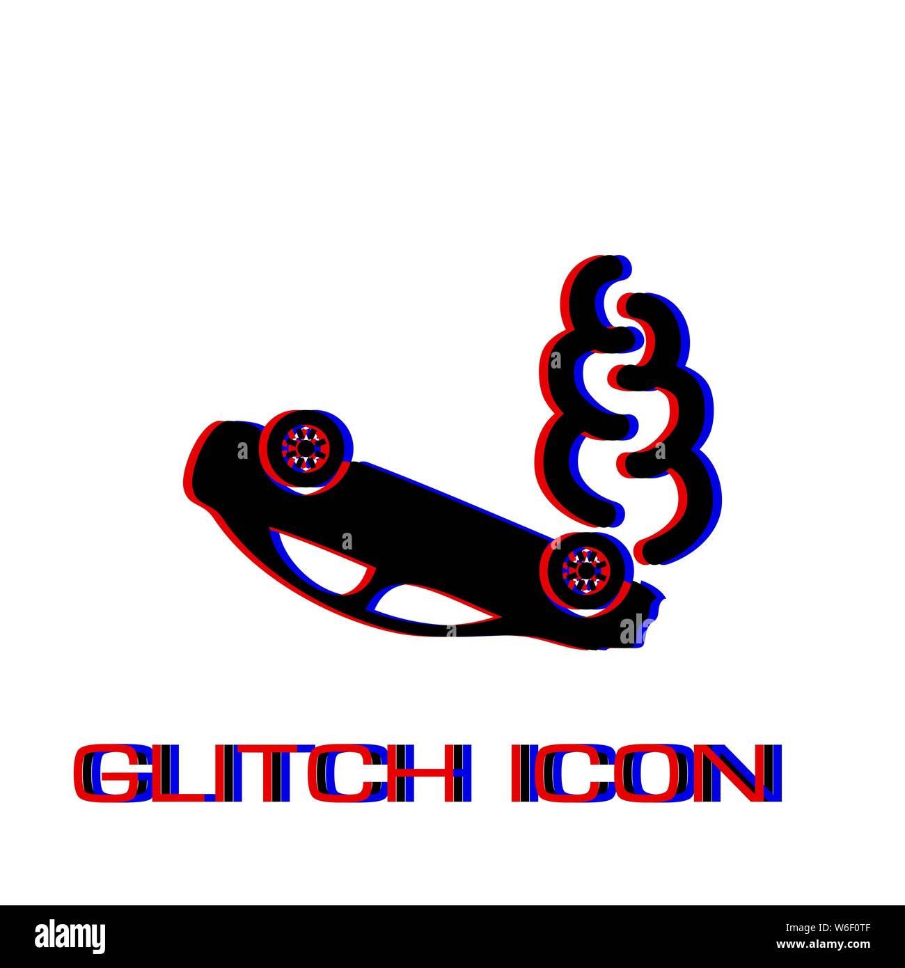 Car crash vector vectors hi-res stock photography and images - Alamy