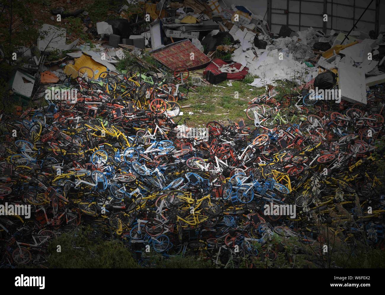 Bicycle graveyard china hi-res stock photography and images - Alamy