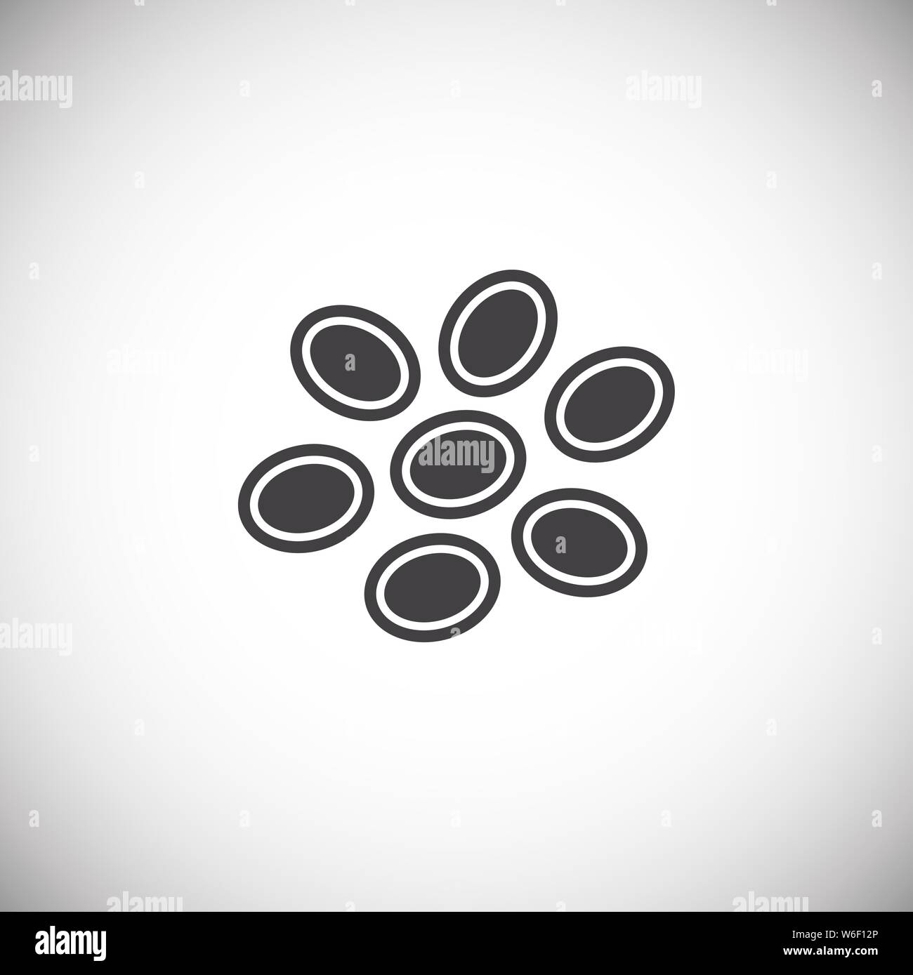 Cell icon on background for graphic and web design. Simple illustration ...