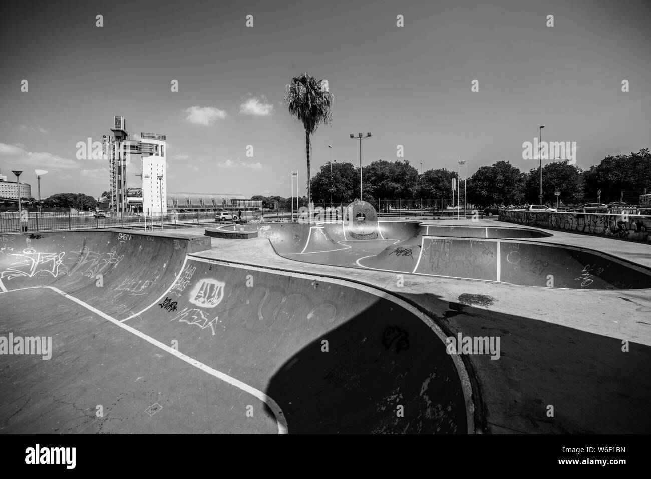 Freestyle park Black and White Stock Photos & Images - Alamy
