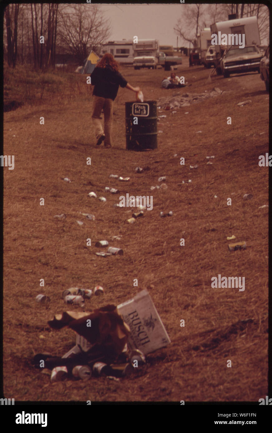 ANNUAL SMELT RUN AT SINGING BRIDGE, TAWAS CITY. IN MID-APRIL THOUSANDS ...