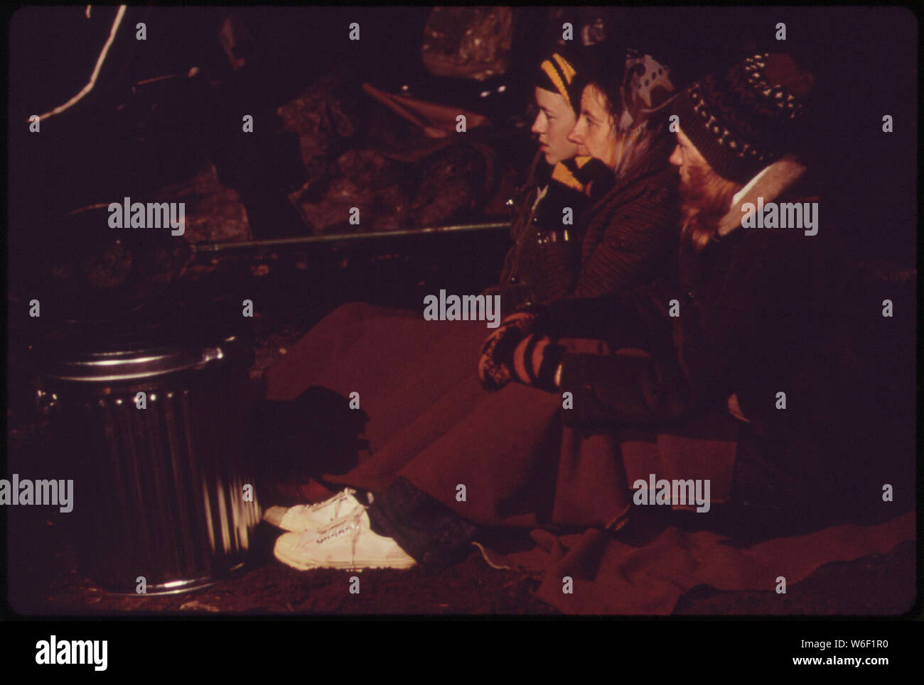 ANNUAL SMELT RUN AT SINGING BRIDGE, TAWAS CITY. IN MID-APRIL THOUSANDS ...