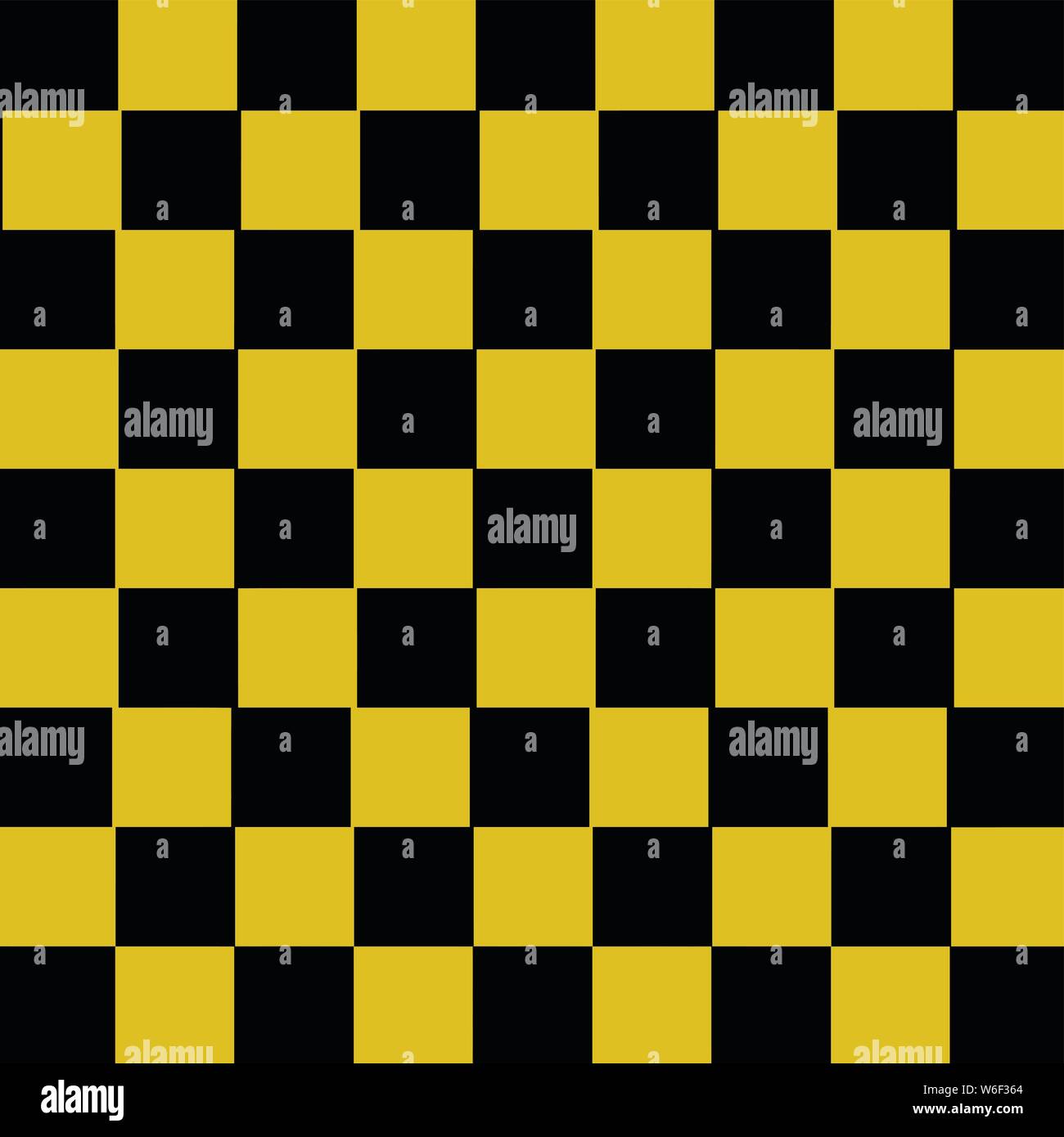 Yellow and black checkered background, vector illustration Stock Vector ...