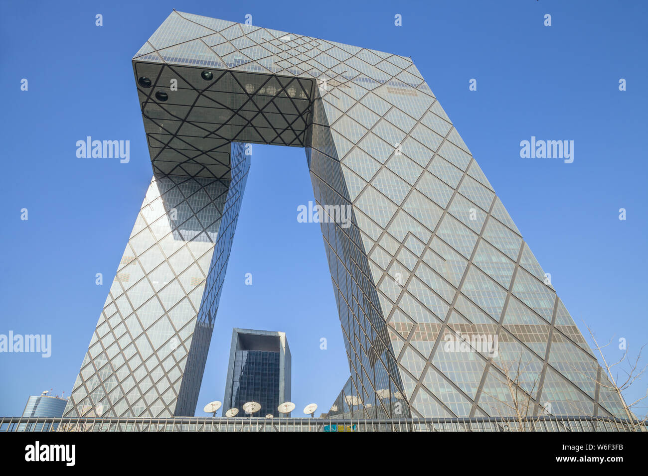 --FILE--View of the headquarters of China Central Television (CCTV) in ...