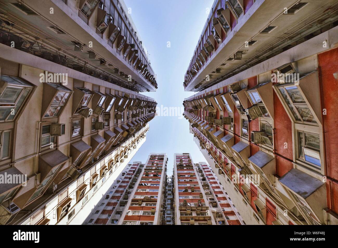 --FILE--View of the houses of public rental housing (PRH) in Hong Kong ...