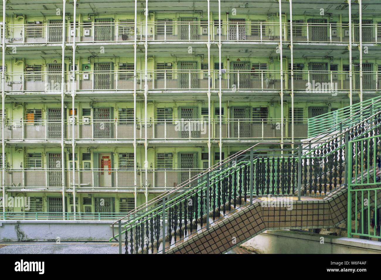 --FILE--View of the houses of public rental housing (PRH) in Hong Kong ...