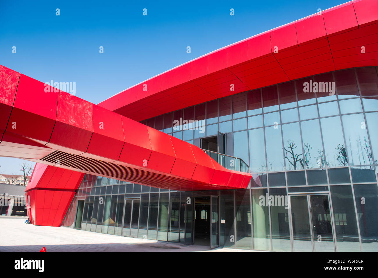 An exterior view of the Ferrari center in Shanghai, China, 10 March ...