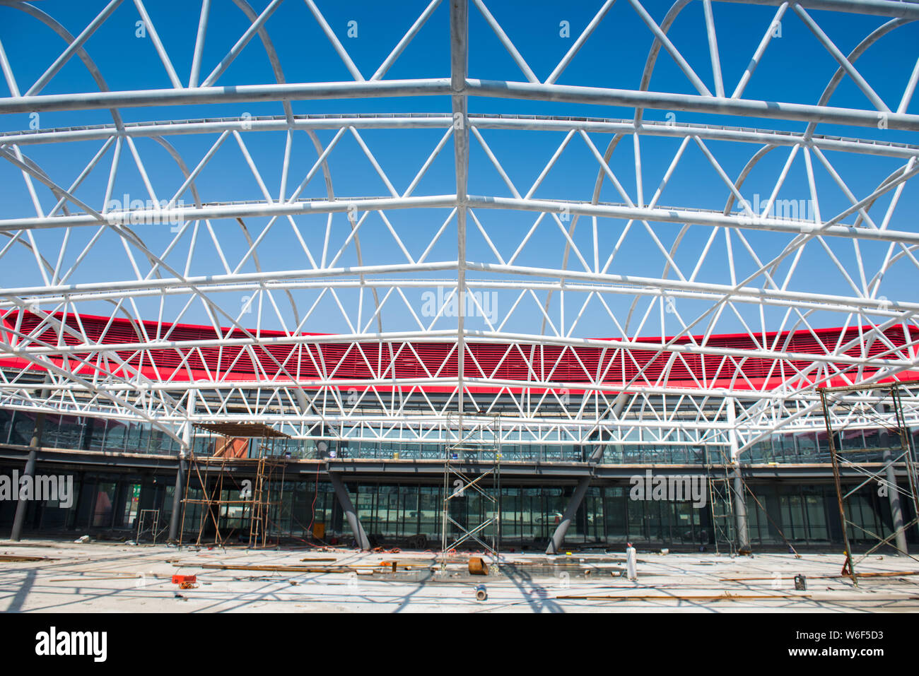An exterior view of the Ferrari center in Shanghai, China, 10 March ...