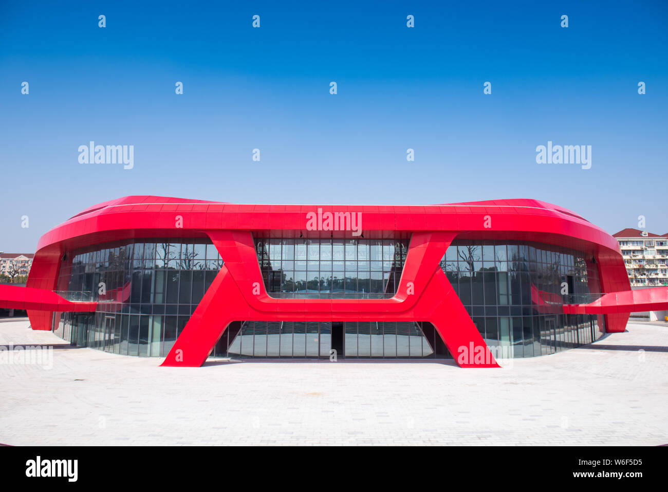 An exterior view of the Ferrari center in Shanghai, China, 10 March ...
