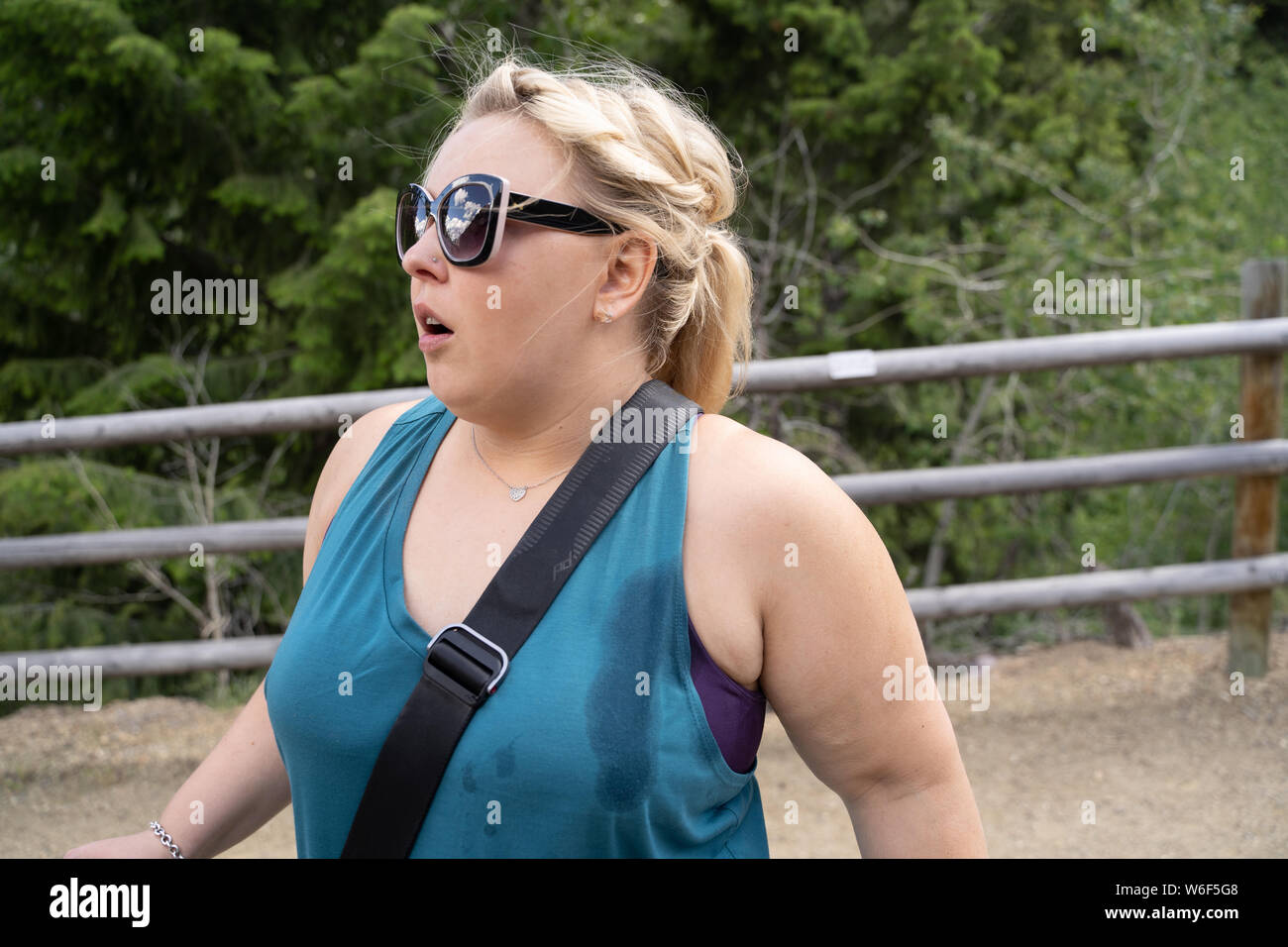 Hot and sweaty after exercise hi-res stock photography and images - Alamy