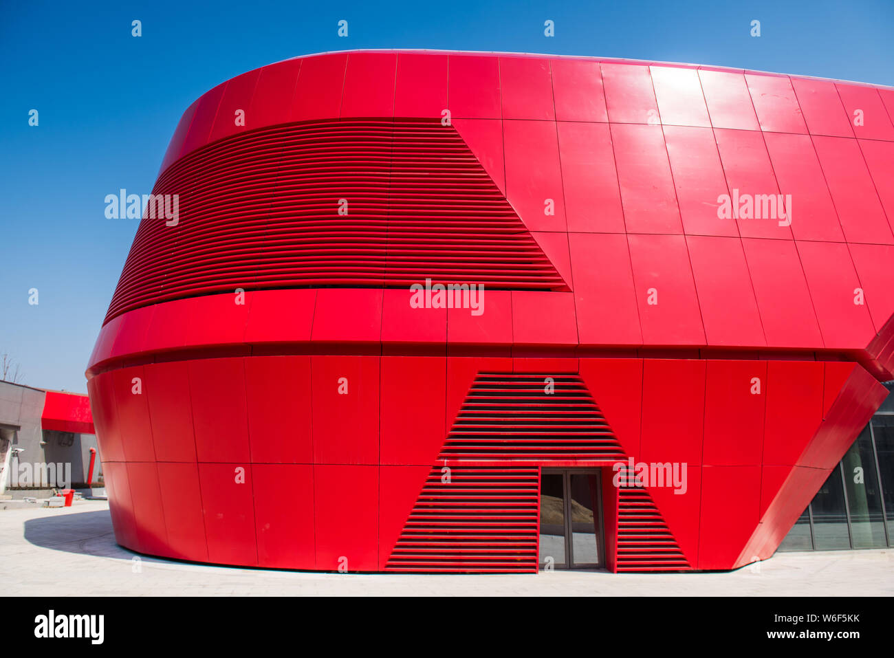 An exterior view of the Ferrari center in Shanghai, China, 10 March ...