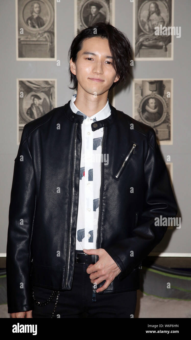 **TAIWAN OUT**Japanese actor and model Junnosuke Taguchi attends a ...