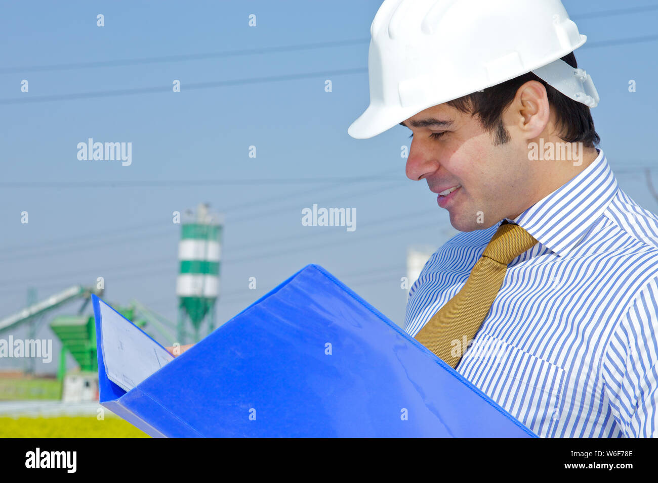 Indian architect checking hi-res stock photography and images - Alamy