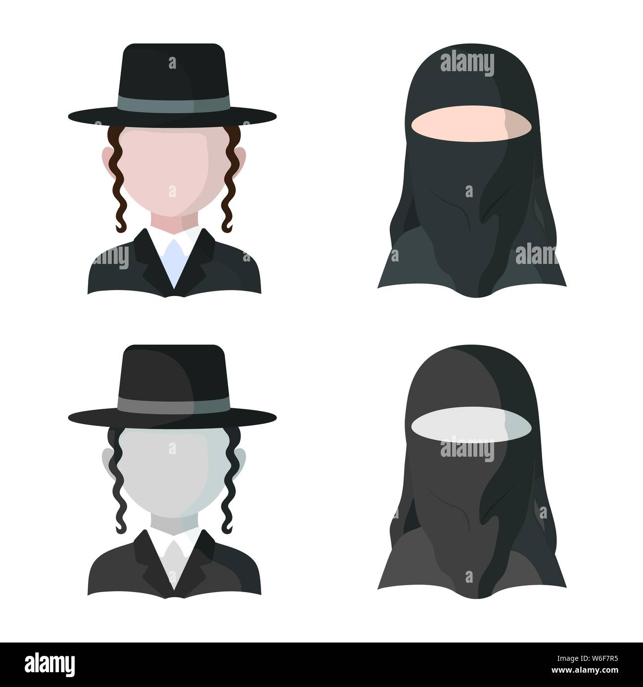 Pakistan woman burqa Stock Vector Images - Alamy