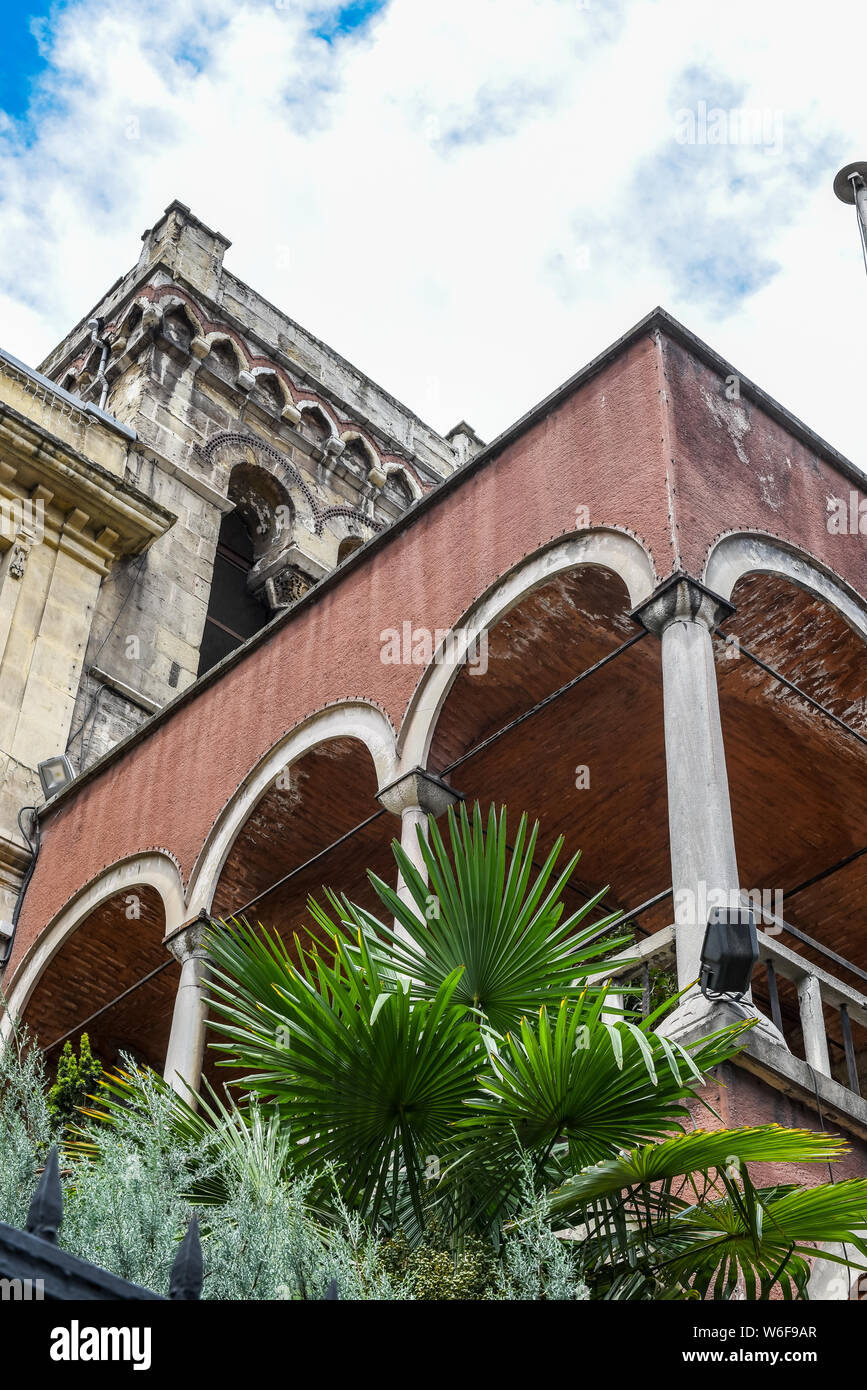 Exterior view of Church of Saint Benoit also Italian: Santa Maria della ...