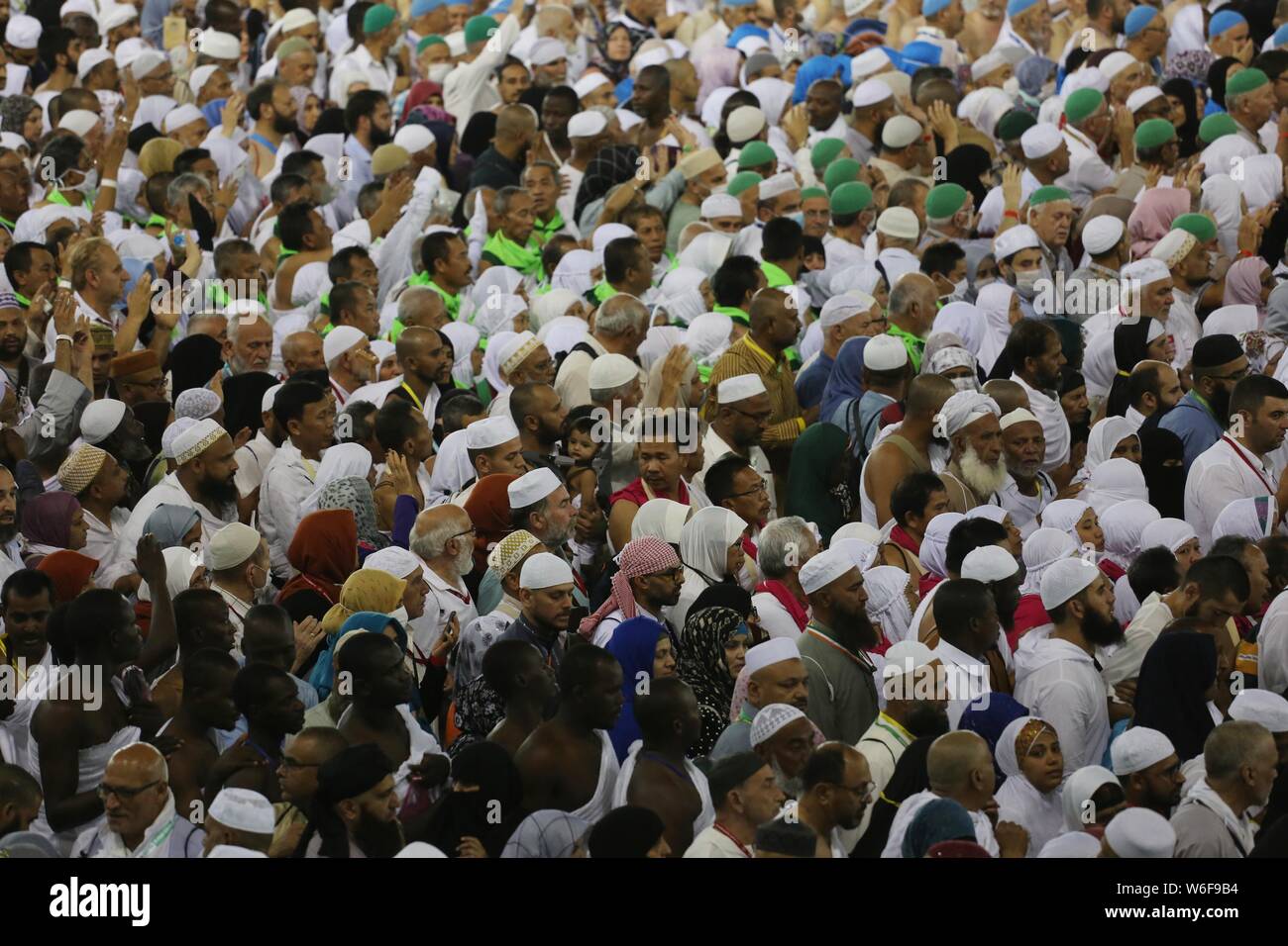 Mecca, Mecca, Saudi Arabia. 31st July, 2019. Muslim Pilgrims gather ...