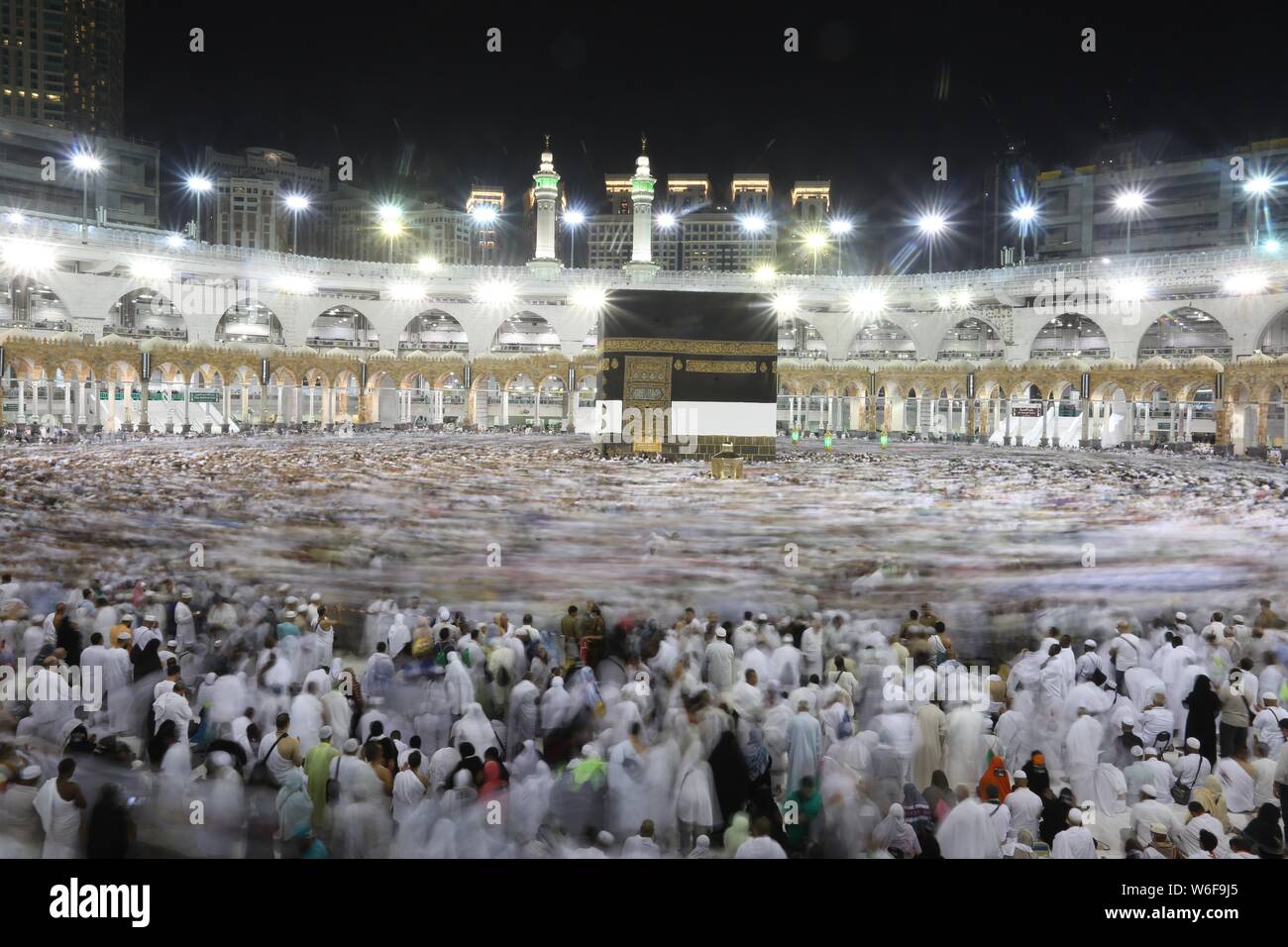 Mecca, Mecca, Saudi Arabia. 31st July, 2019. Muslim Pilgrims gather ...