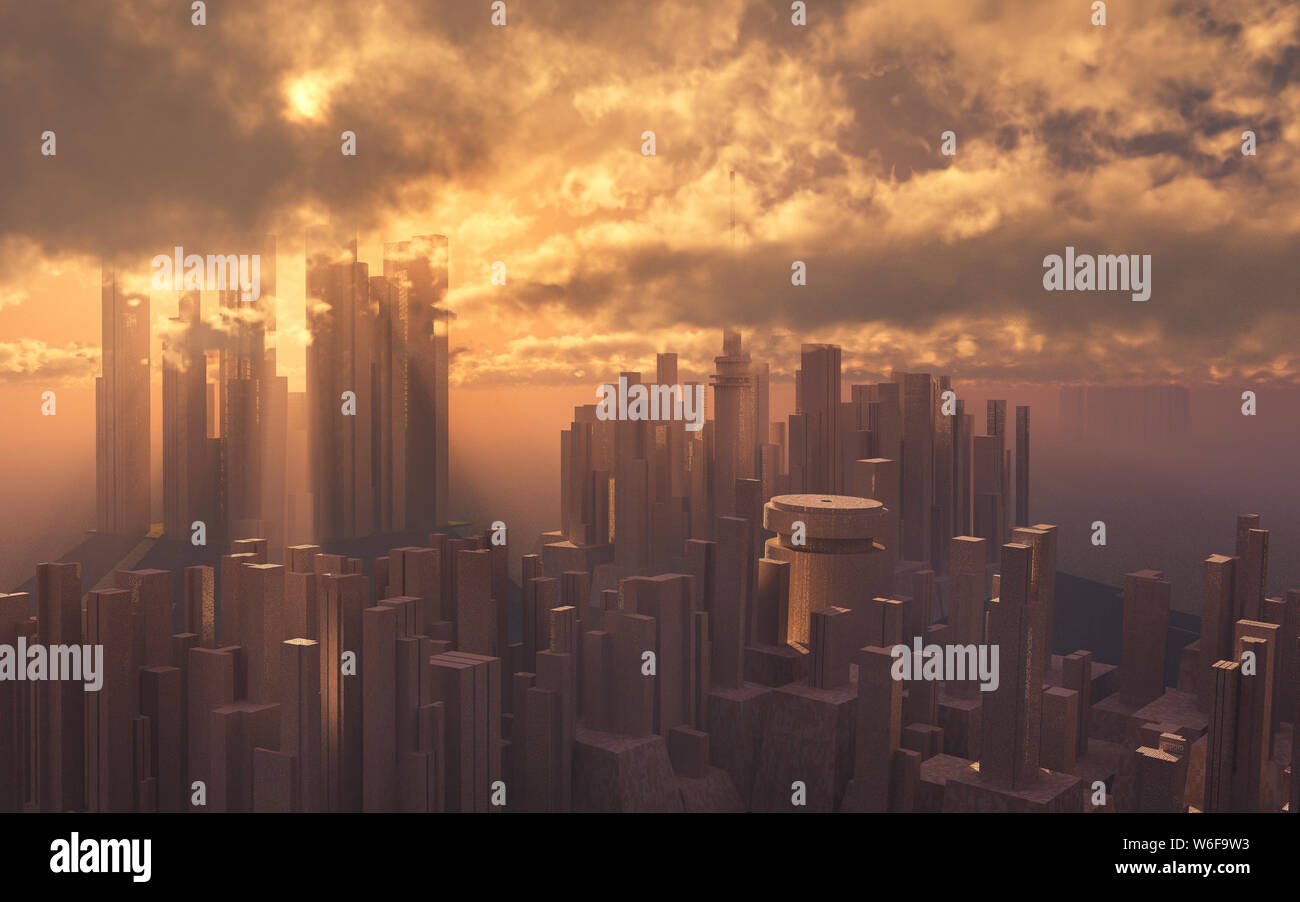 Metropolis city hi-res stock photography and images - Alamy