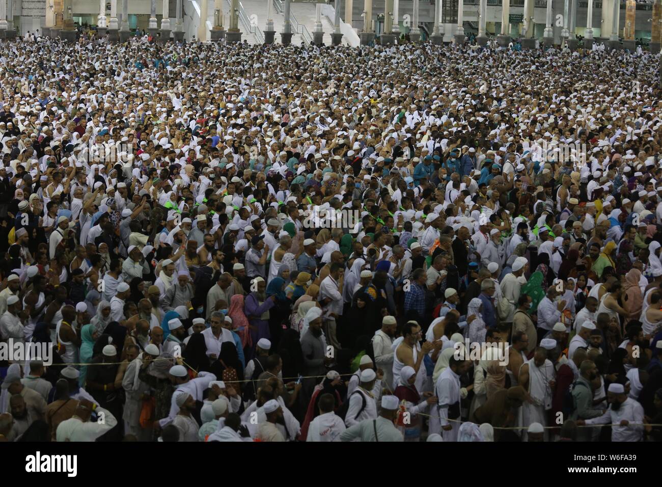 July 31, 2019, Mecca, Mecca, Saudi Arabia: Muslim Pilgrims gather ...