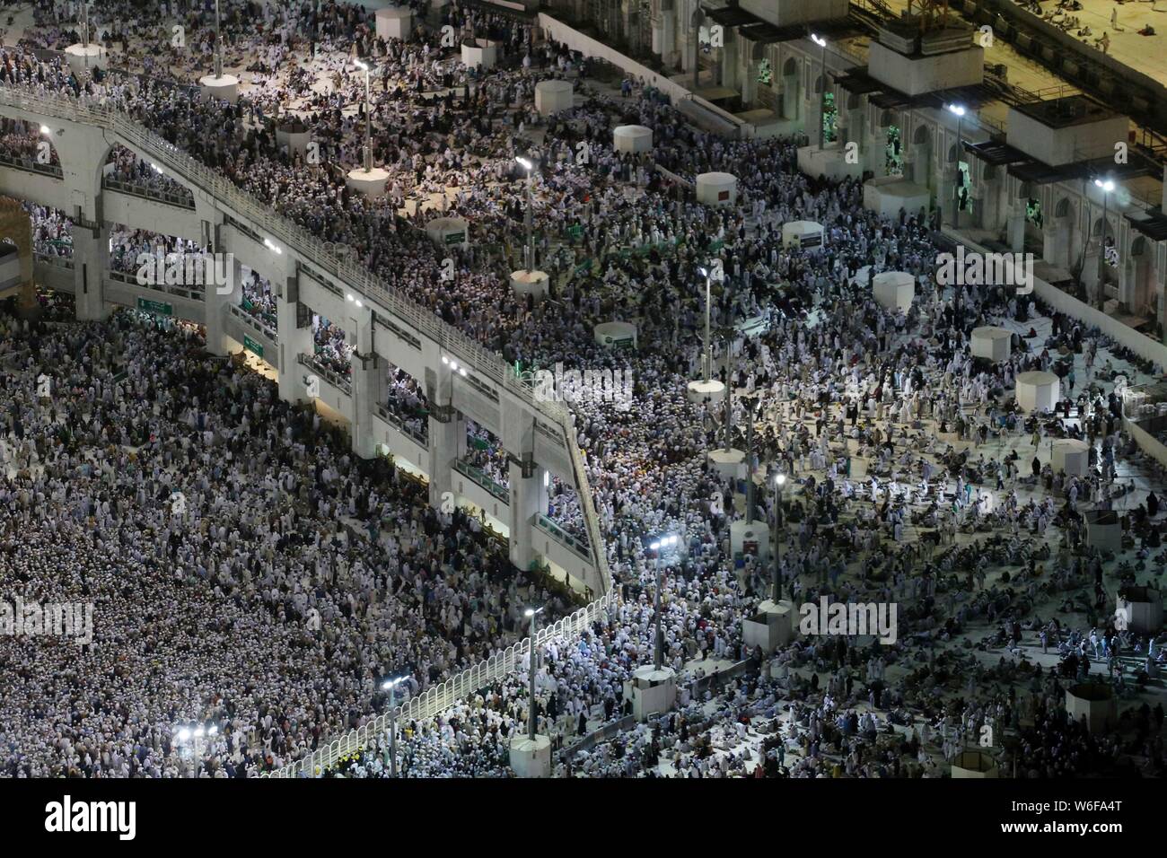 July 31, 2019, Mecca, Mecca, Saudi Arabia: Muslim Pilgrims gather ...