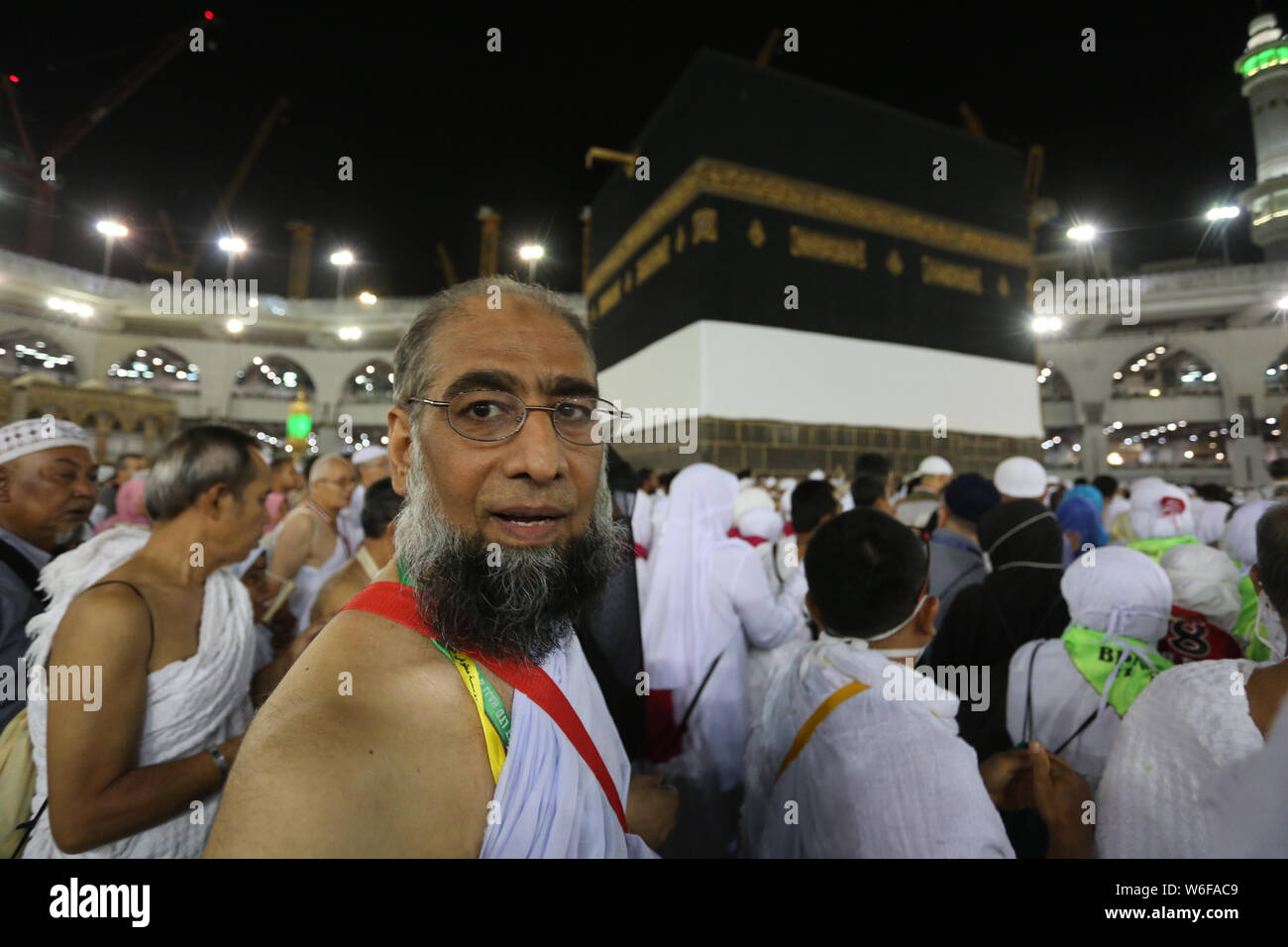 Mecca, Mecca, Saudi Arabia. 31st July, 2019. Muslim Pilgrims gather ...