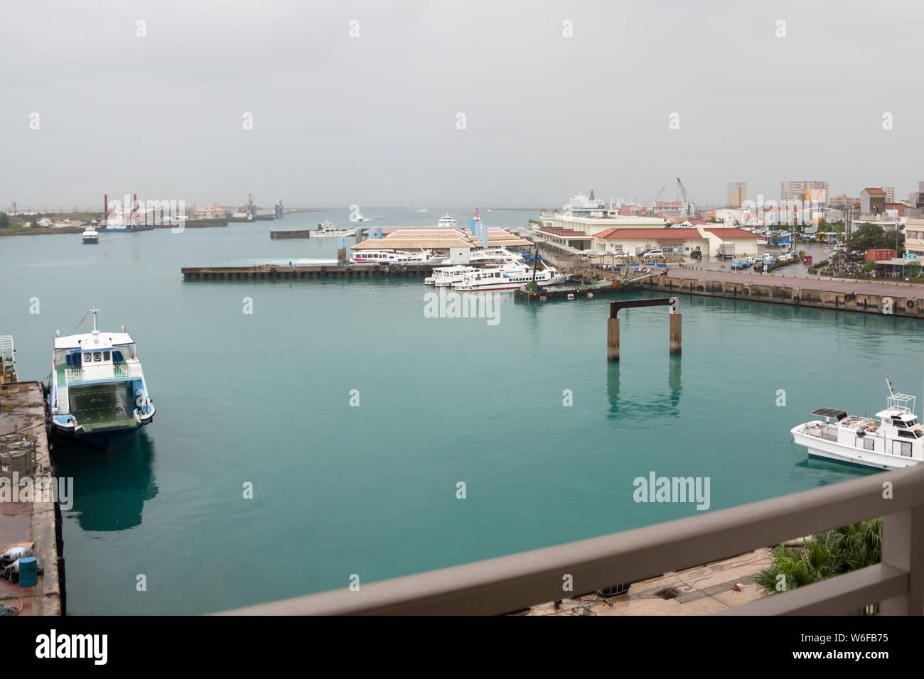 ishigaki , japan, 12/29/2018 , View of the port of Ishigakijima, on a ...