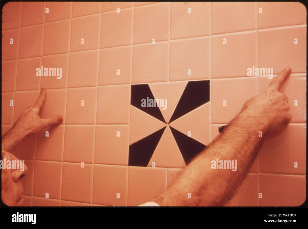 BERNARD PICARELLO IN BATHROOM OF HIS HOME AT 112 MOORE STREET. HE ...