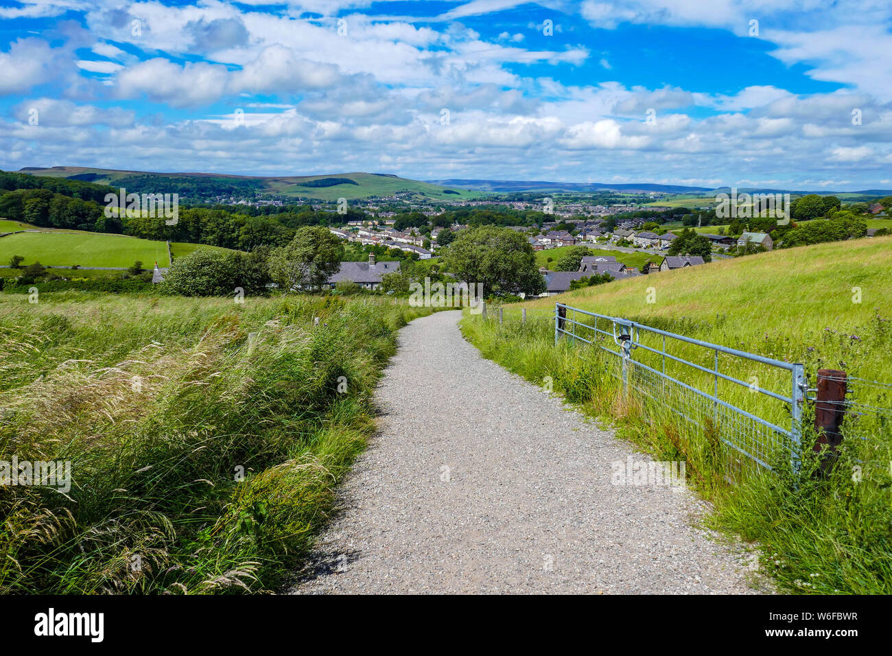 National Cycle Trail, near Harpur Hill, Buxton, Peak District, Pennines ...