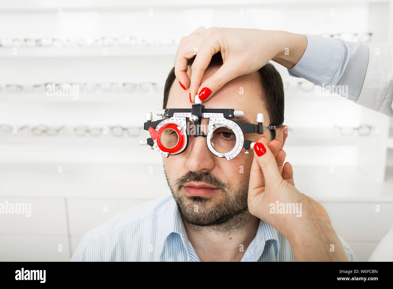 Ophthalmologic examination hi-res stock photography and images - Alamy