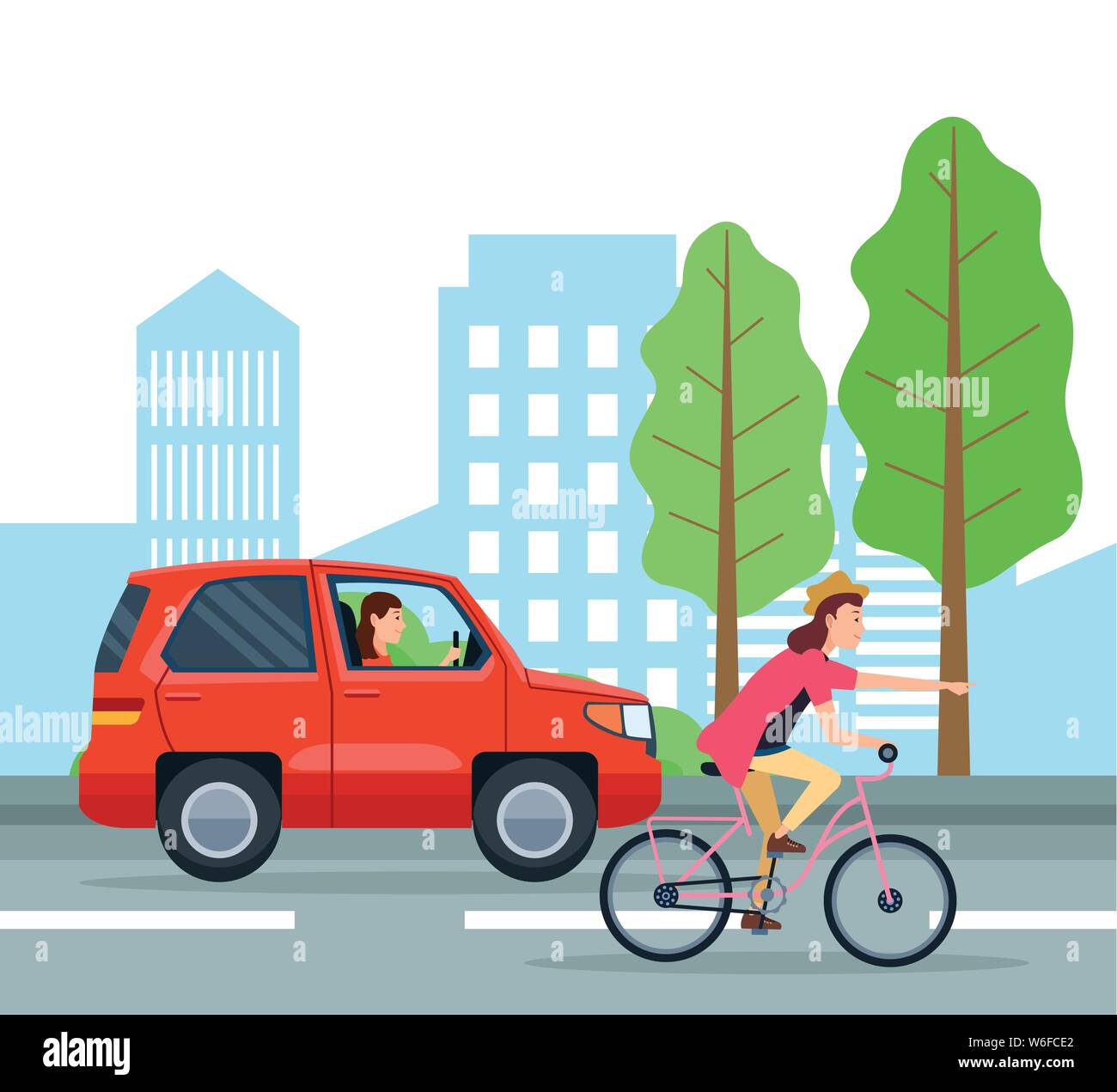 City transportation and mobility cartoons Stock Vector Image & Art - Alamy