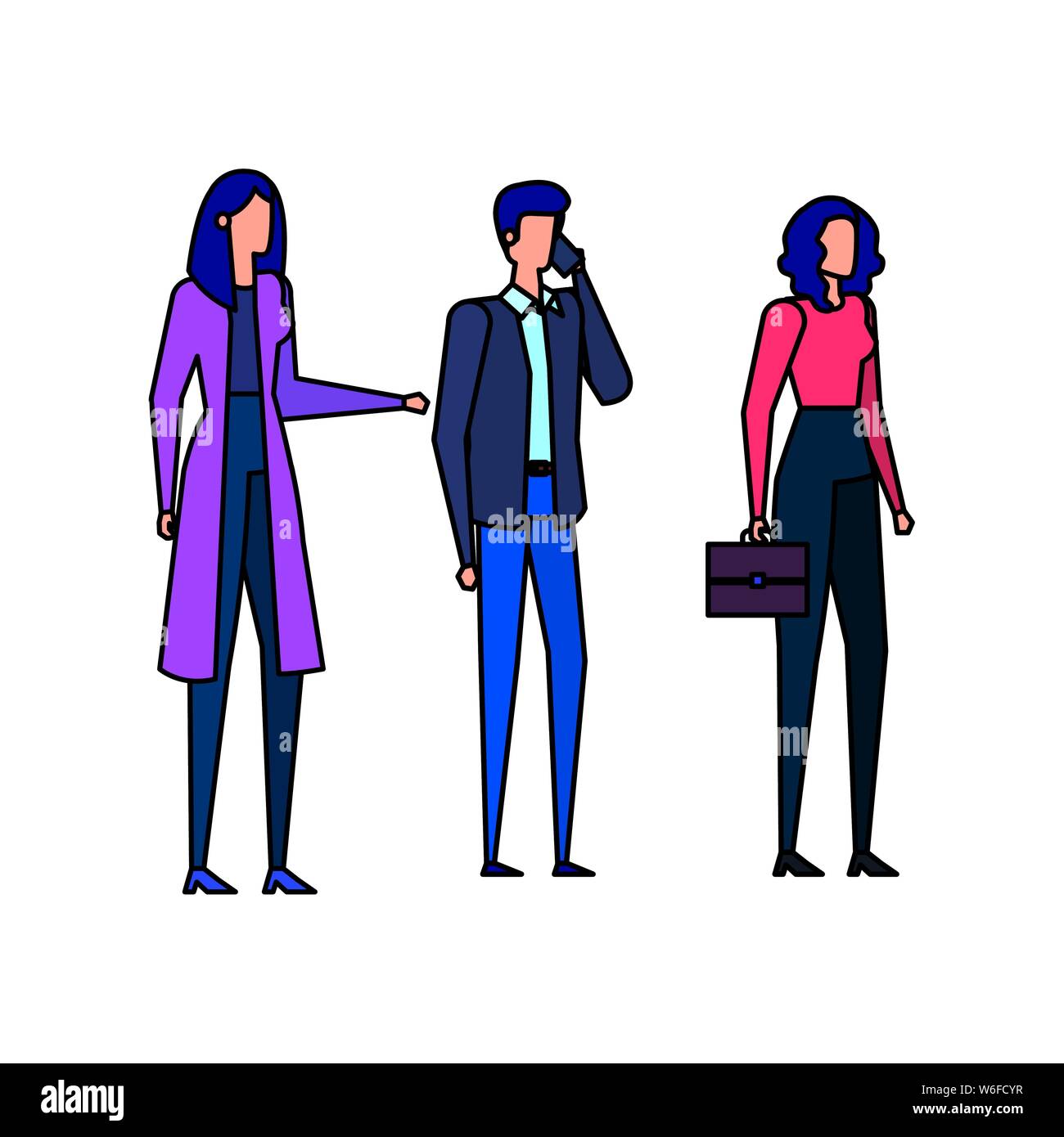 Managers call Stock Vector Images - Alamy