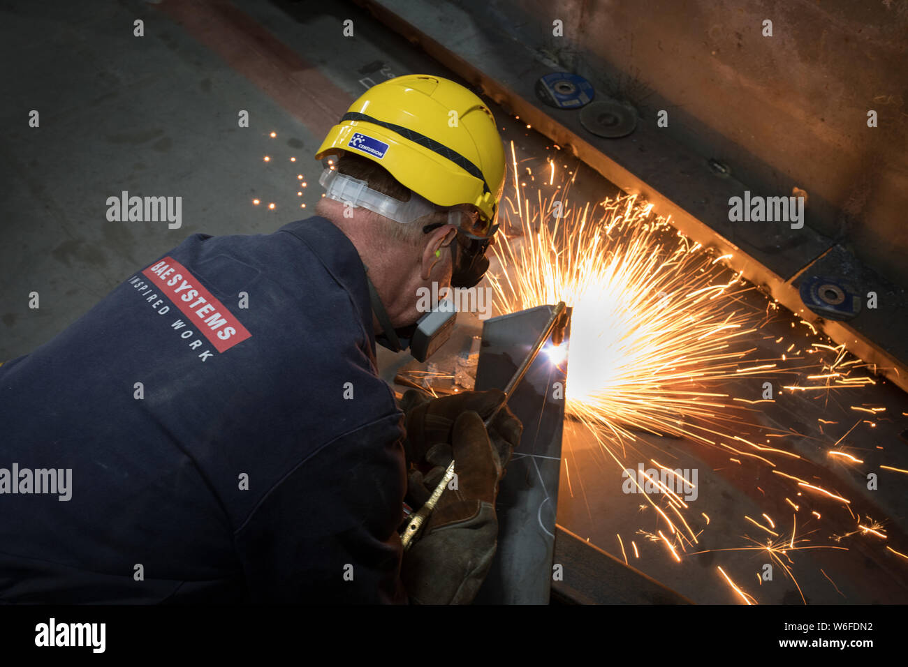 The building of 1st-in-class Type 26 Global Combat Ship, the HMS ...