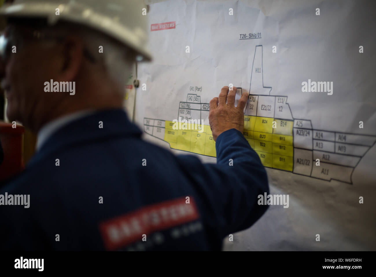Ross McLure (Head of Operations T26), describing the build of the ship ...
