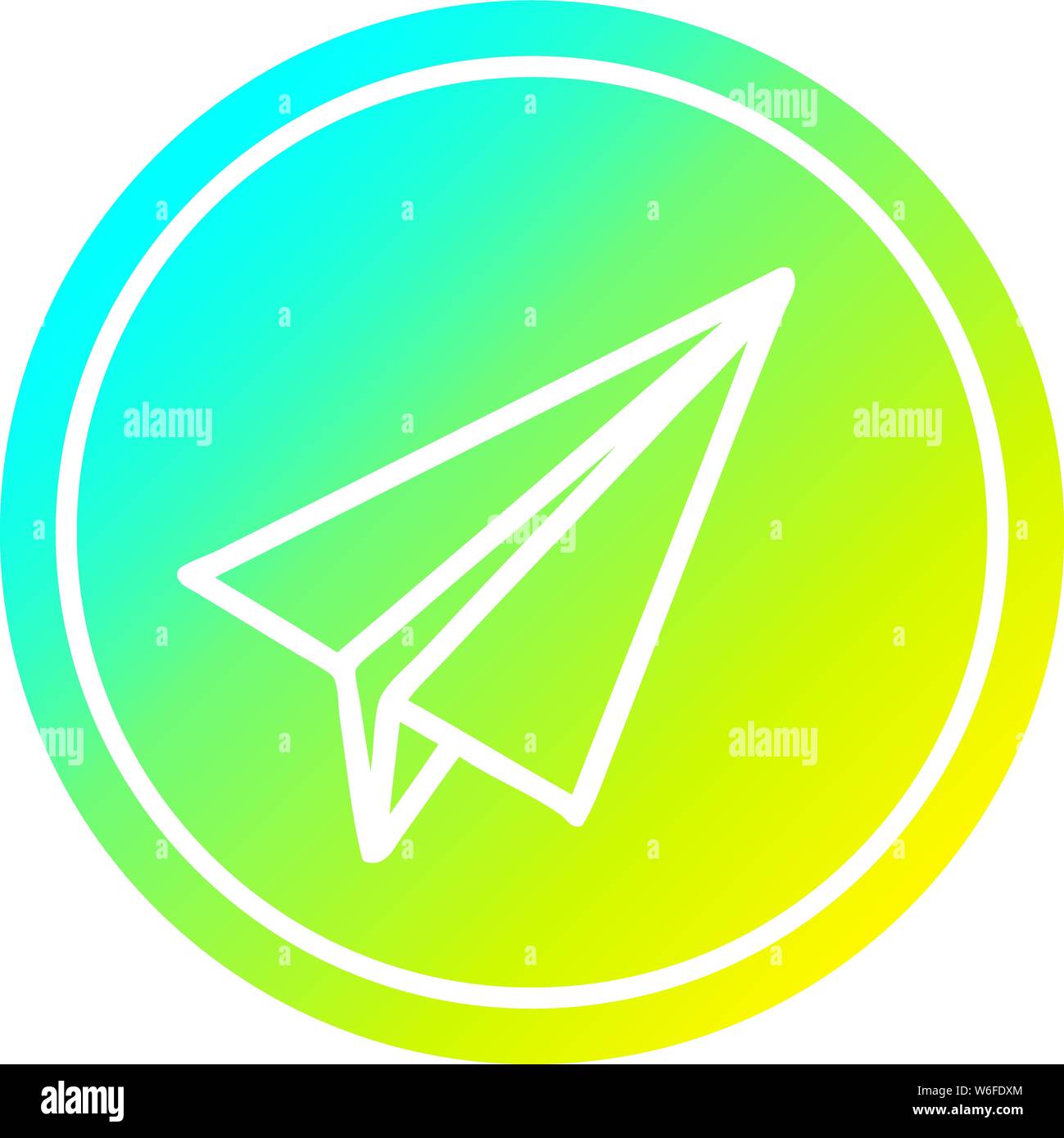 Circular image plane Stock Vector Images - Alamy