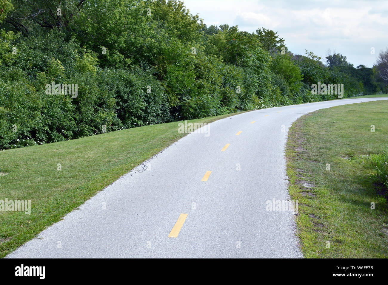 running and walking path in outdoor park Stock Photo - Alamy