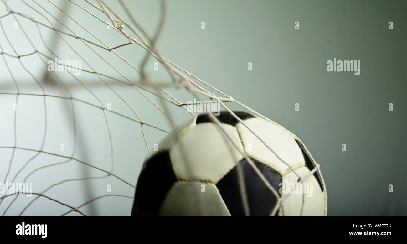 Football scoring goal hi-res stock photography and images - Alamy