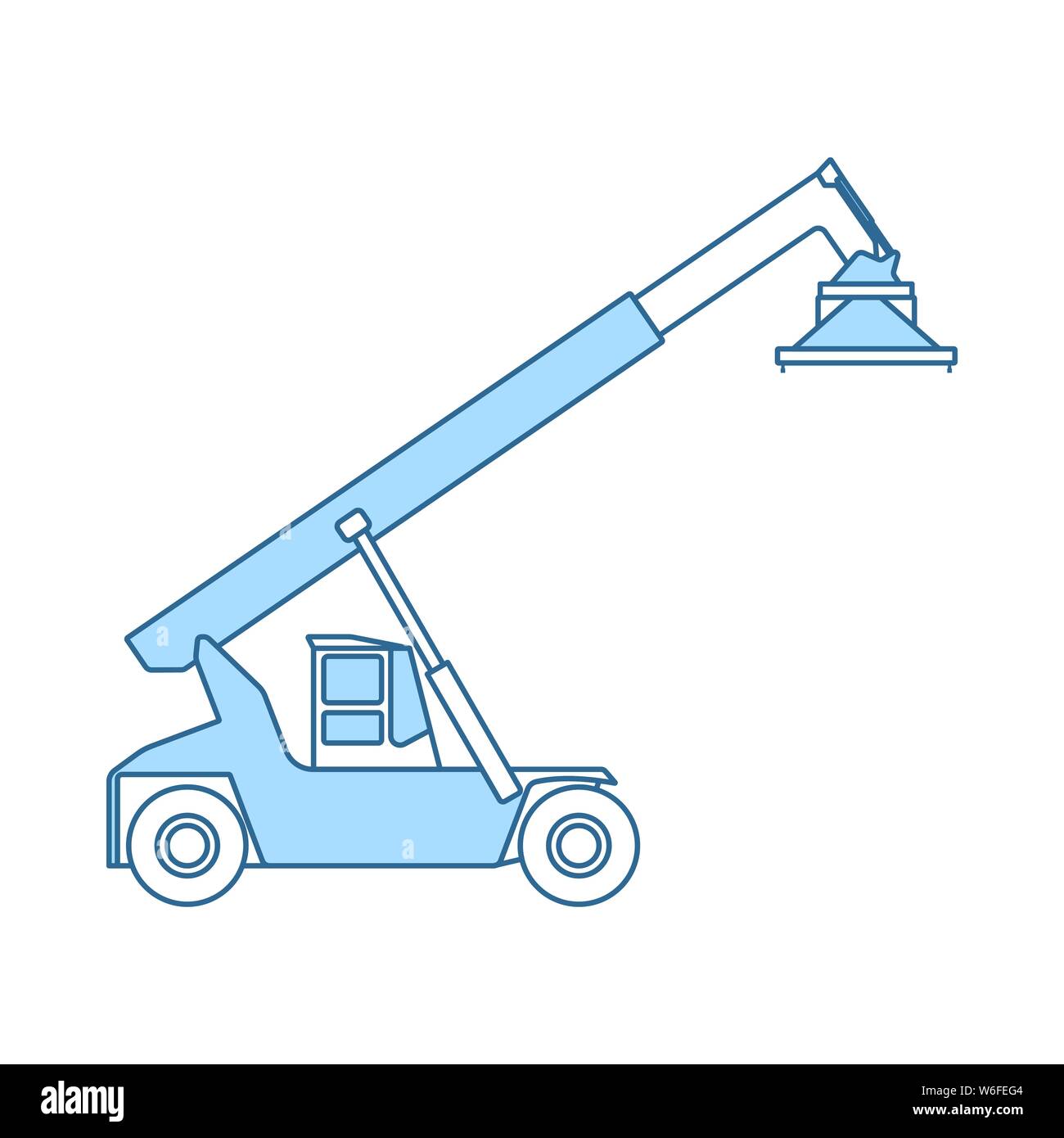 Reach stacker Stock Vector Images - Alamy
