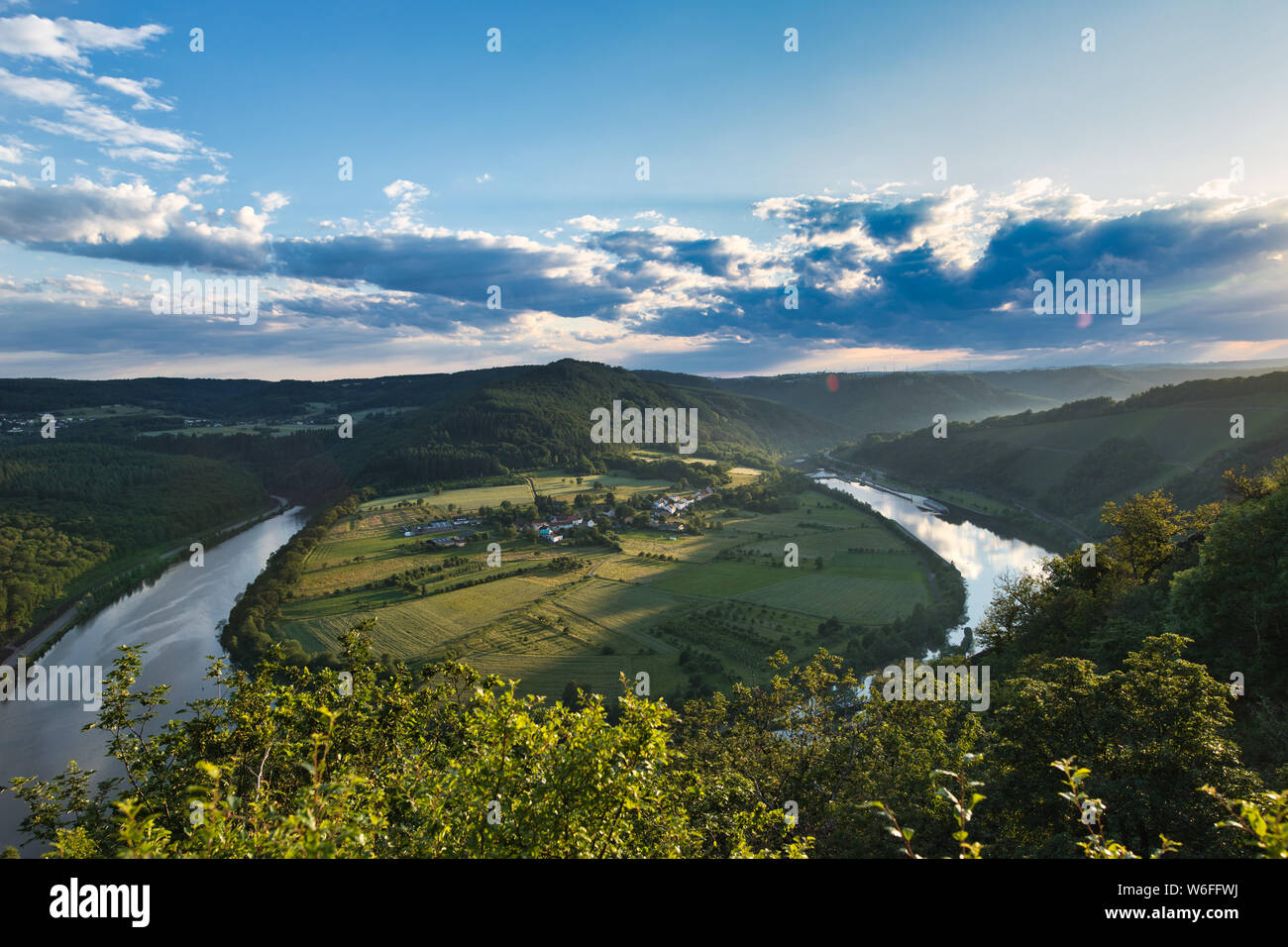 Bend Of River Saar High Resolution Stock Photography and Images - Alamy