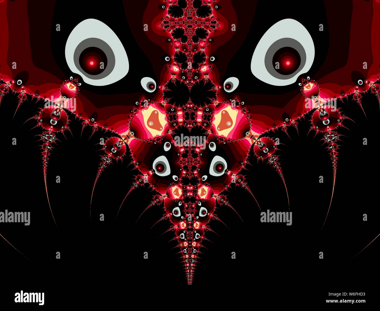 Abstract Rat Art - Flame Fractal Design Stock Photo - Alamy