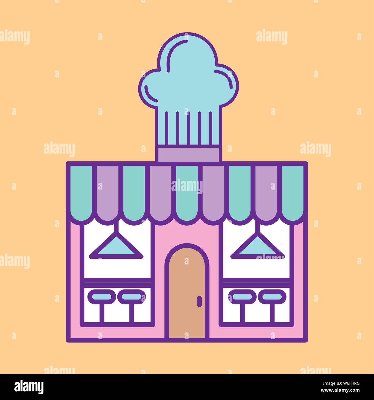 Restaurant place vector design Stock Vector Image & Art - Alamy