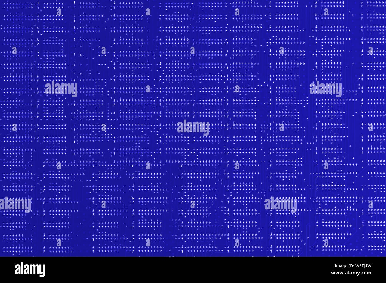 Computer technology background. Close up of blue digital electronic ...