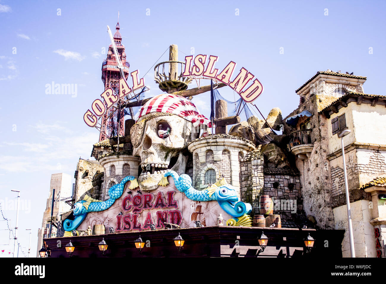 Entertainment in Blackpool Stock Photo - Alamy