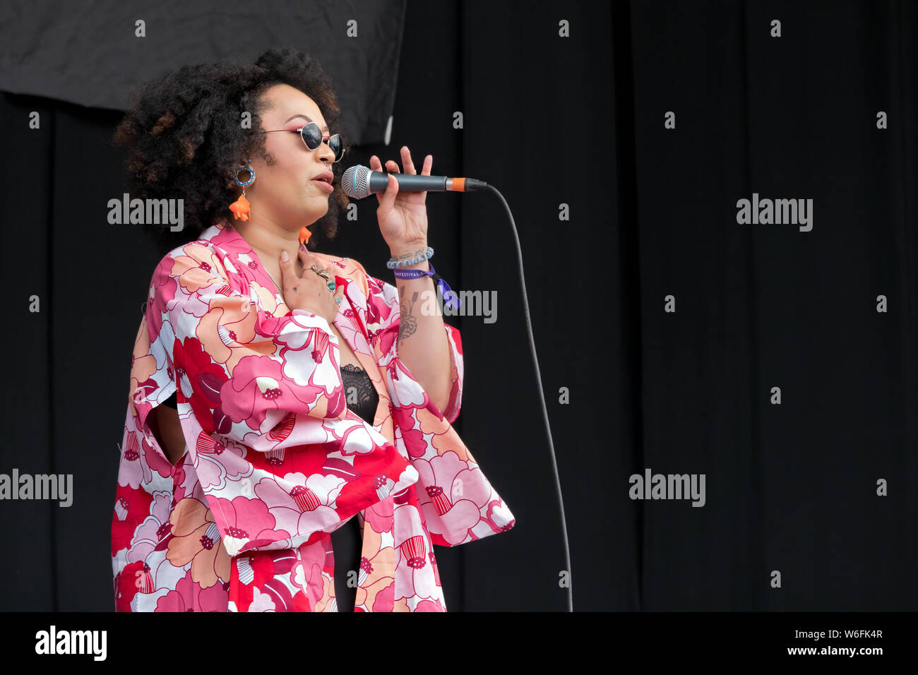 New York born Liverpool based LIMF Academy artist Kyami performing on ...