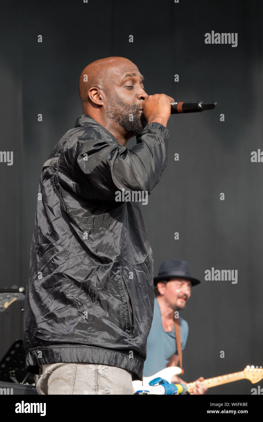Kelvin Mercer of De La Soul performing on stage at the 2019 Liverpool ...
